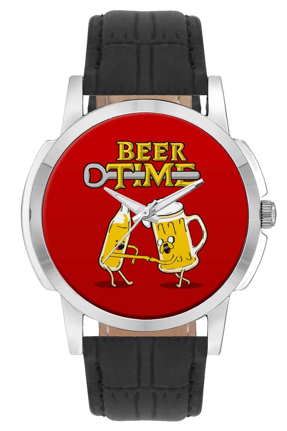 Buy Wrist Watch - Beer Time Quirky Illustration Analog Men's and Boy's ...