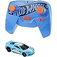 Amazon.com: Hot Wheels Rc C8 Corvette in 1:64 Scale, Remote-Control Toy ...