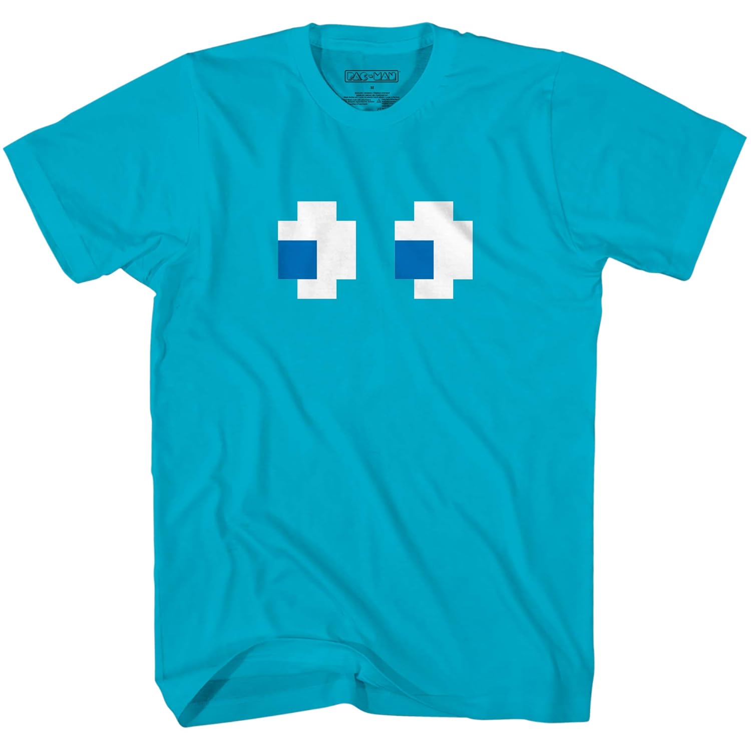 Pac-Man Face Video Game Pacman Costume Shirt Blue: Amazon.in: Clothing ...