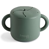 Amazon.com: Smack Fun - Silicone Snack Cup | Spill Proof Food Container ...