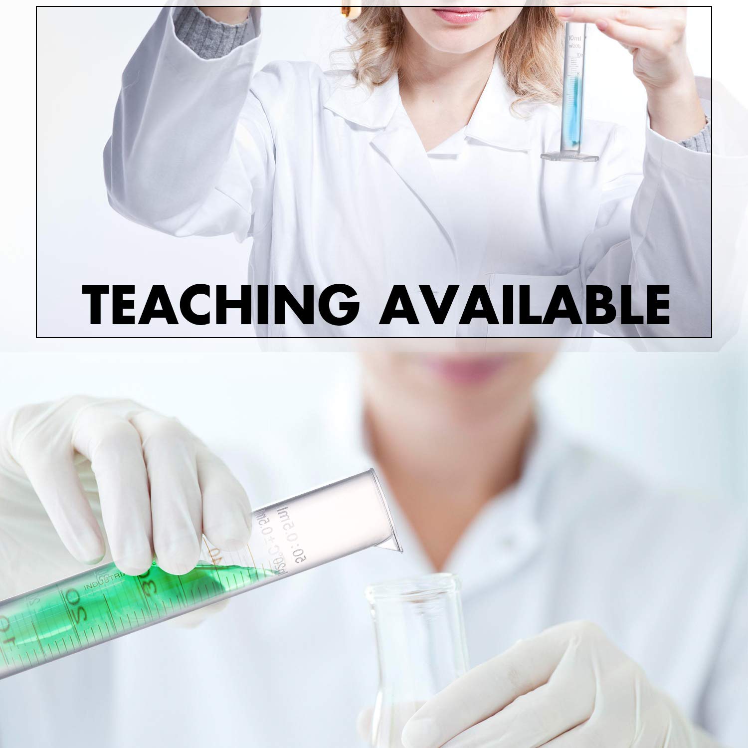 Mua Measuring Cylinder Set, 4 Sizes Graduated Polypropylene Lab Test ...