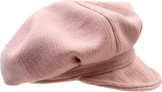 Cappello pieghevole da donna con visiera invernale, berretto da Newsboy ...