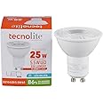Tecnolite - Foco GU10 Tecnología LED 5.5 Watts, Luz de Día, No Atenuable. Iluminación Interior e ...