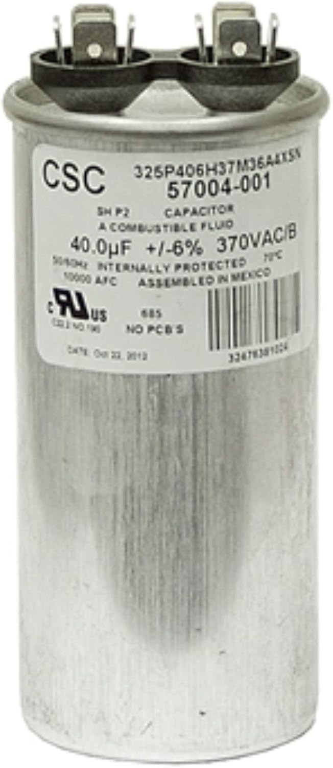 Amazon.com: CSC 325P406H37M36A4XSN 40.0UF +/-6% 370V AC/B Run Capacitor ...