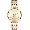 Amazon.com: Michael Kors Pyper Three-Hand Gold-Tone Stainless Steel ...