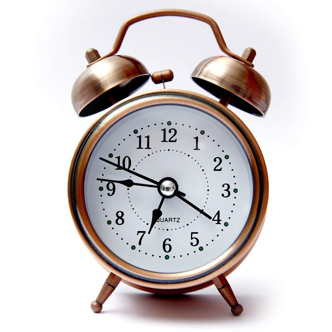 Clothsfab Analogue Vintage Look Twin Bell Table Alarm Wind Up Clock clothsfab-analogue-vintage-look-twin-bell-table-alarm-wind-up-clock