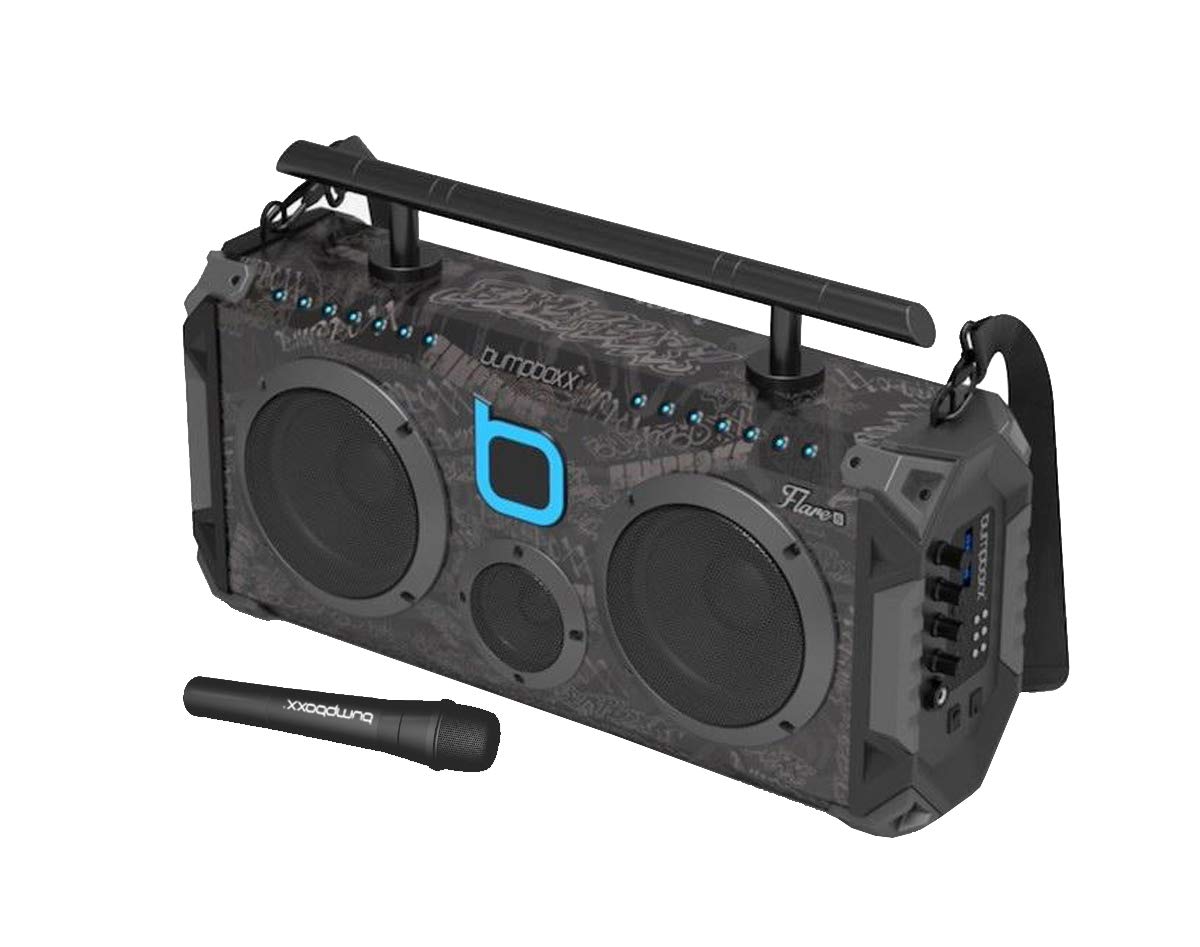 Buy BumpboxxBluetooth Portable Speaker Boombox Flare8 Black Graffiti ...