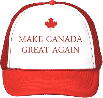 MAKE CANADA GREAT AGAIN re TRUMPS HAT For CANADA 2 (red) (large, red ...