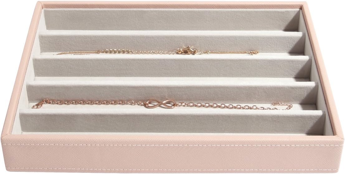 Stackers Blush Pink Classic Medium Jewellery Box Necklace Layer – BigaMart
