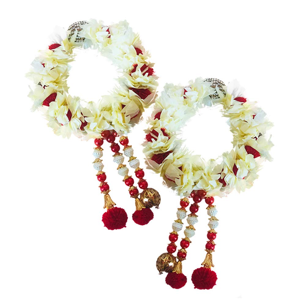 Noshi Outdoor Artificial Hand Gajra For Mehndi Wedding Eid Reuseable ...