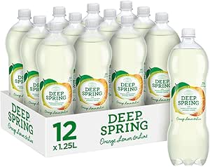 Deep Spring Sparkling Mineral Water Orange, Lemon and Lime, 12 x 1.25 l ...