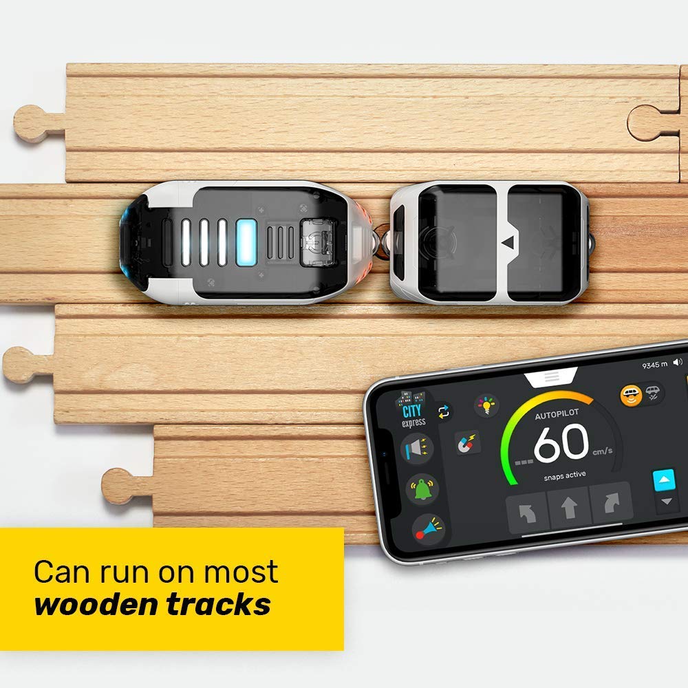 Intelino Smart Train Starter Set: Award-Winning Robot Toy Train; App ...