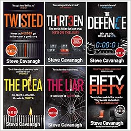 Eddie Flynn Series 6 Books Collection Set By Steve Cavanagh (Twisted,Thirteen, The Defence, The ...