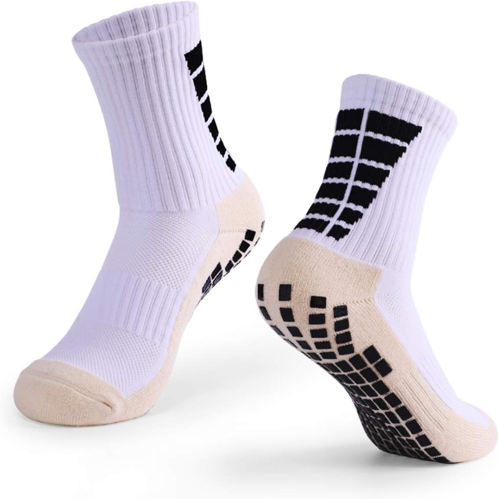 Festnight Calze da Calcio Alte da Calcio da Uomo Calzettoni Sportivi ...