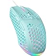 Amazon.com: SOLAKAKA SM900 Green Wired Gaming Mouse with Honeycomb ...