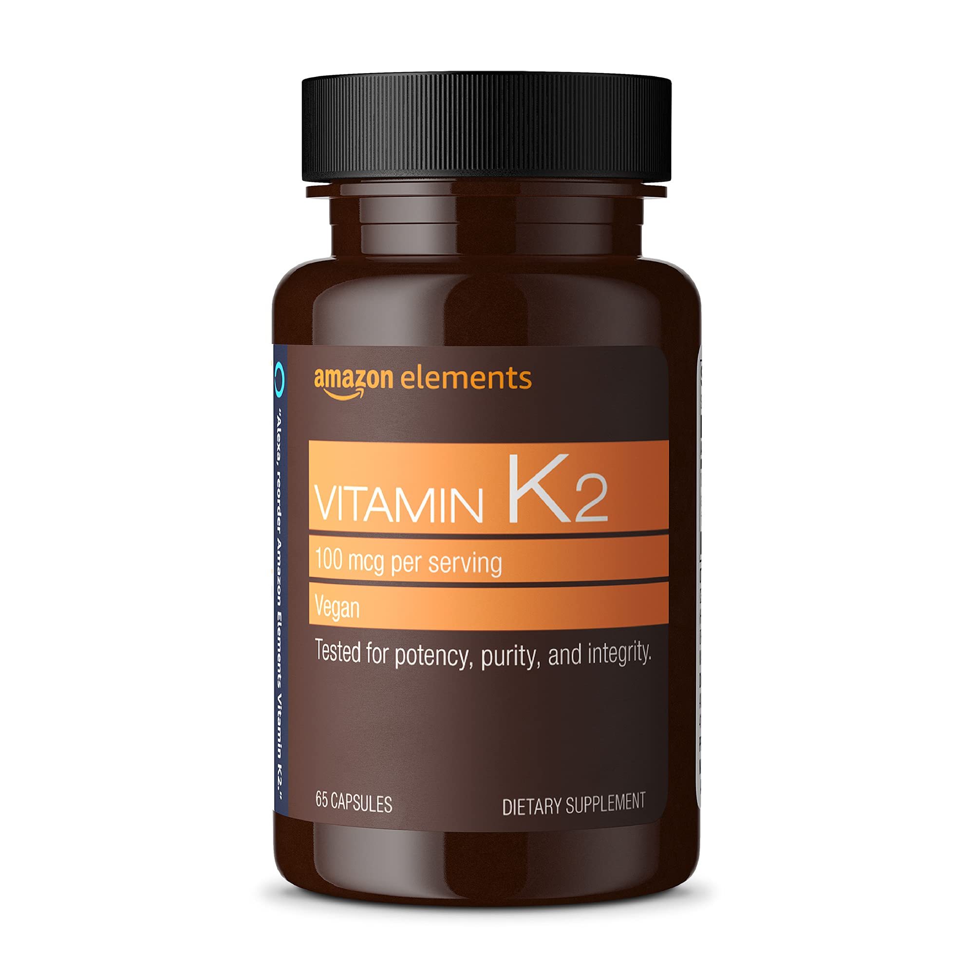 Mua Amazon Elements Vitamin K2 100 mcg, Vegan, 65 Capsules, 2 month ...