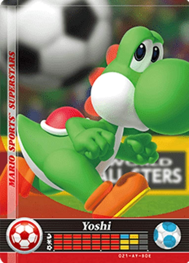 Amazon.com: Nintendo Mario Sports Superstars Amiibo Card Soccer Yoshi ...