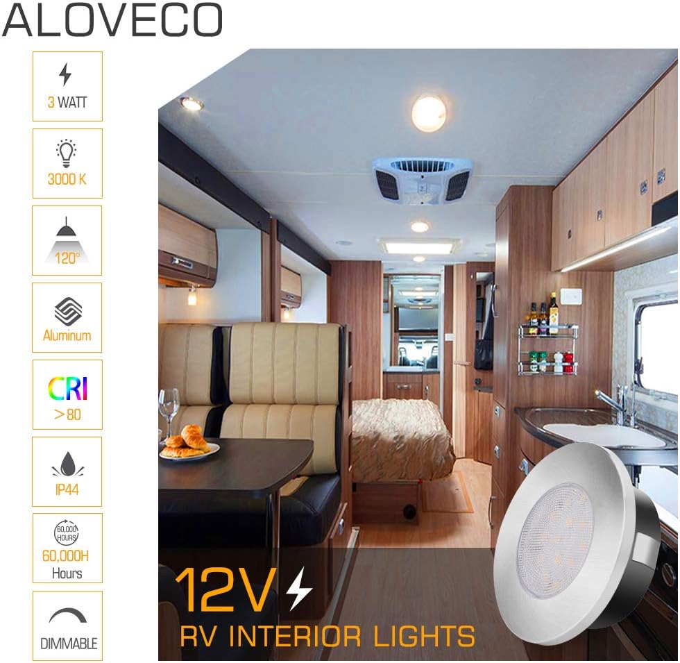 12V Led Lights Dimmable Camper Interior Lights 3000K RV Lights Interior ...