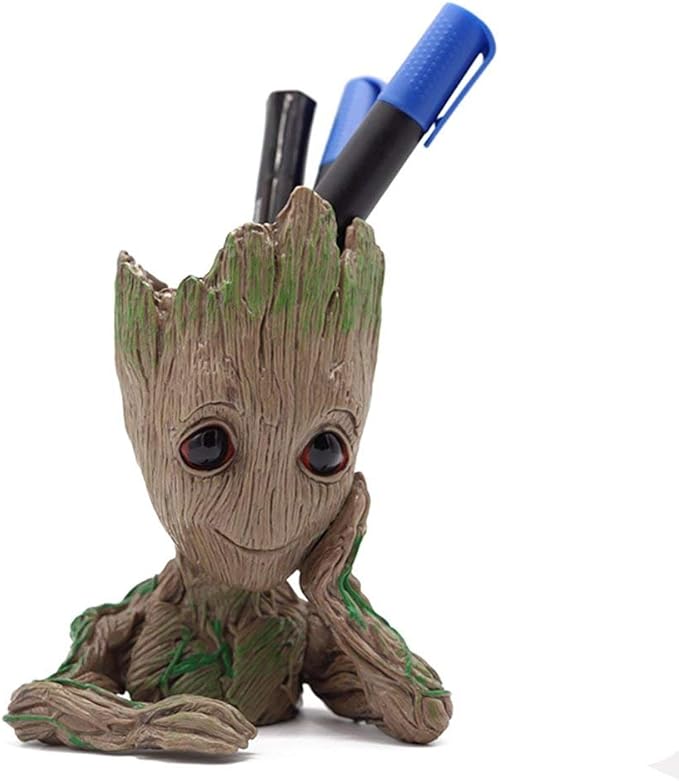 Baby Groot Pencil Holder, Office Organizer, Cute Action Figures Kids ...