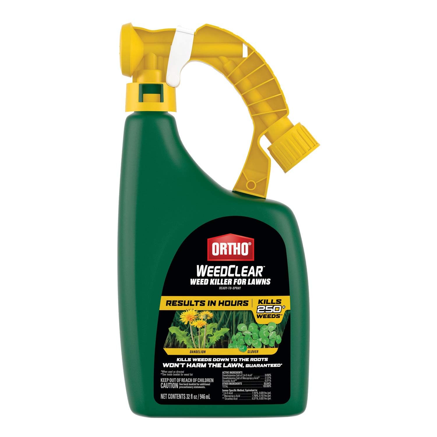 Ortho WeedClear Weed Killer for Lawns Ready-To-Spray: Treats up to ...