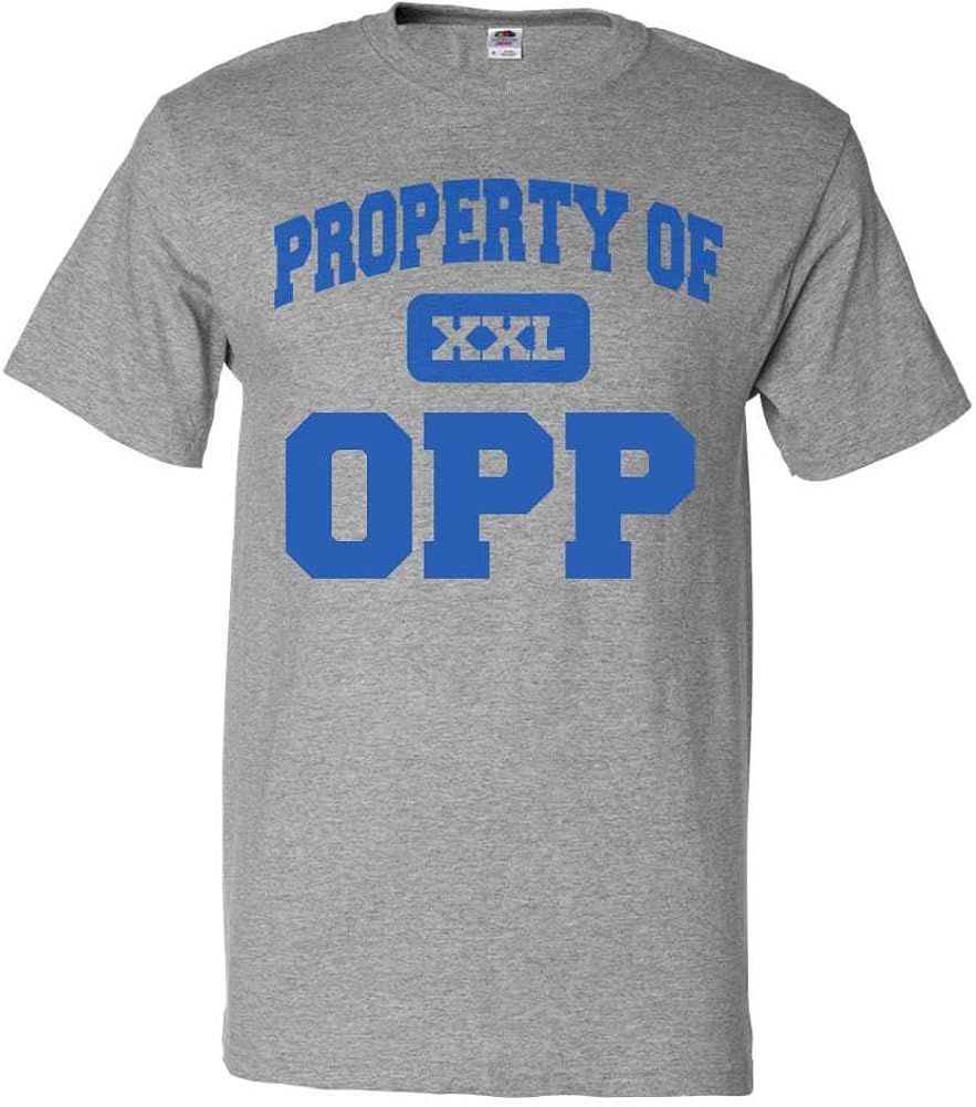 Amazon.com: ShirtScope Property of OPP T Shirt Funny Tee: Clothing