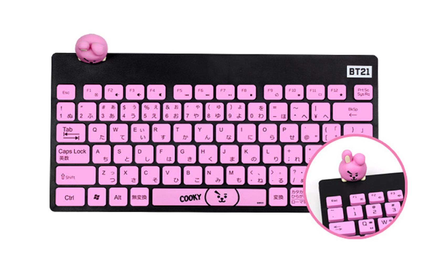 Mua LINE FRIENDS BTS Bangtan Boys BT21 WIRELESS SILENT KEYBOARD ...