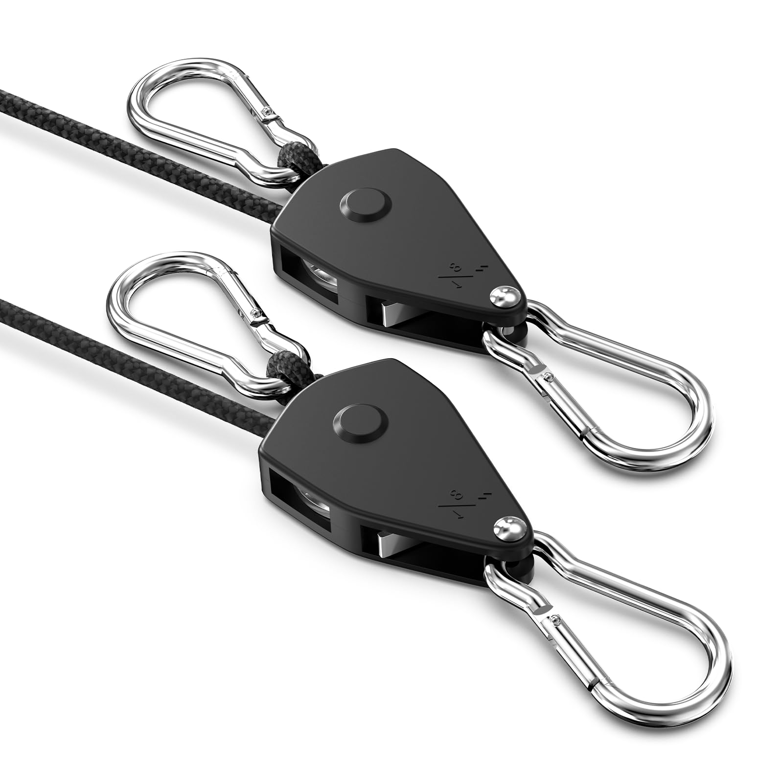 Mua Retractable Heavy Duty Ratchet Tie Down Straps [2 Pack, 8ft, 75lbs ...