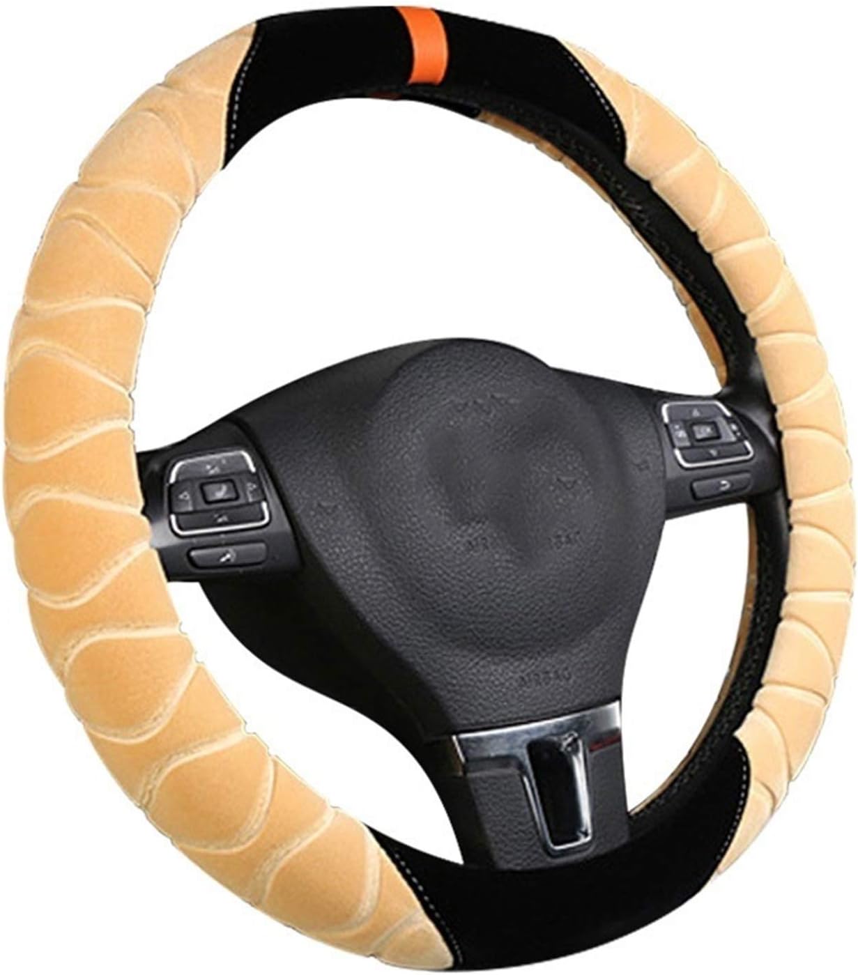 Amazon.fr : Housse de volant Couvercle de volant de voiture chaud de ...