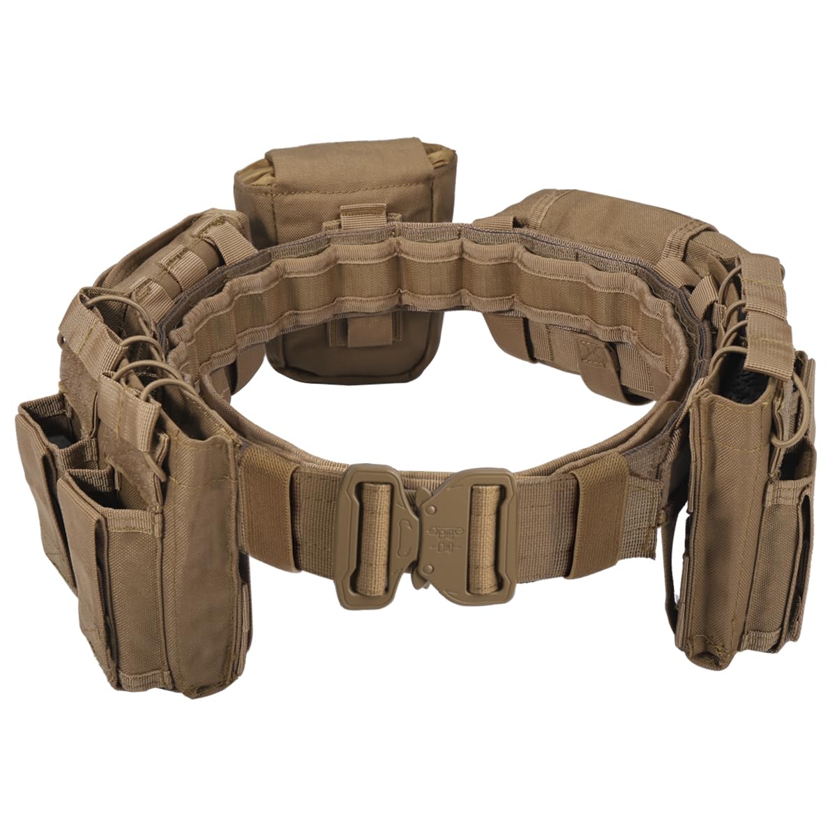 YAKEDA Tactical Duty Law Enforcement Police Utility Belt With Pouches 7 ...