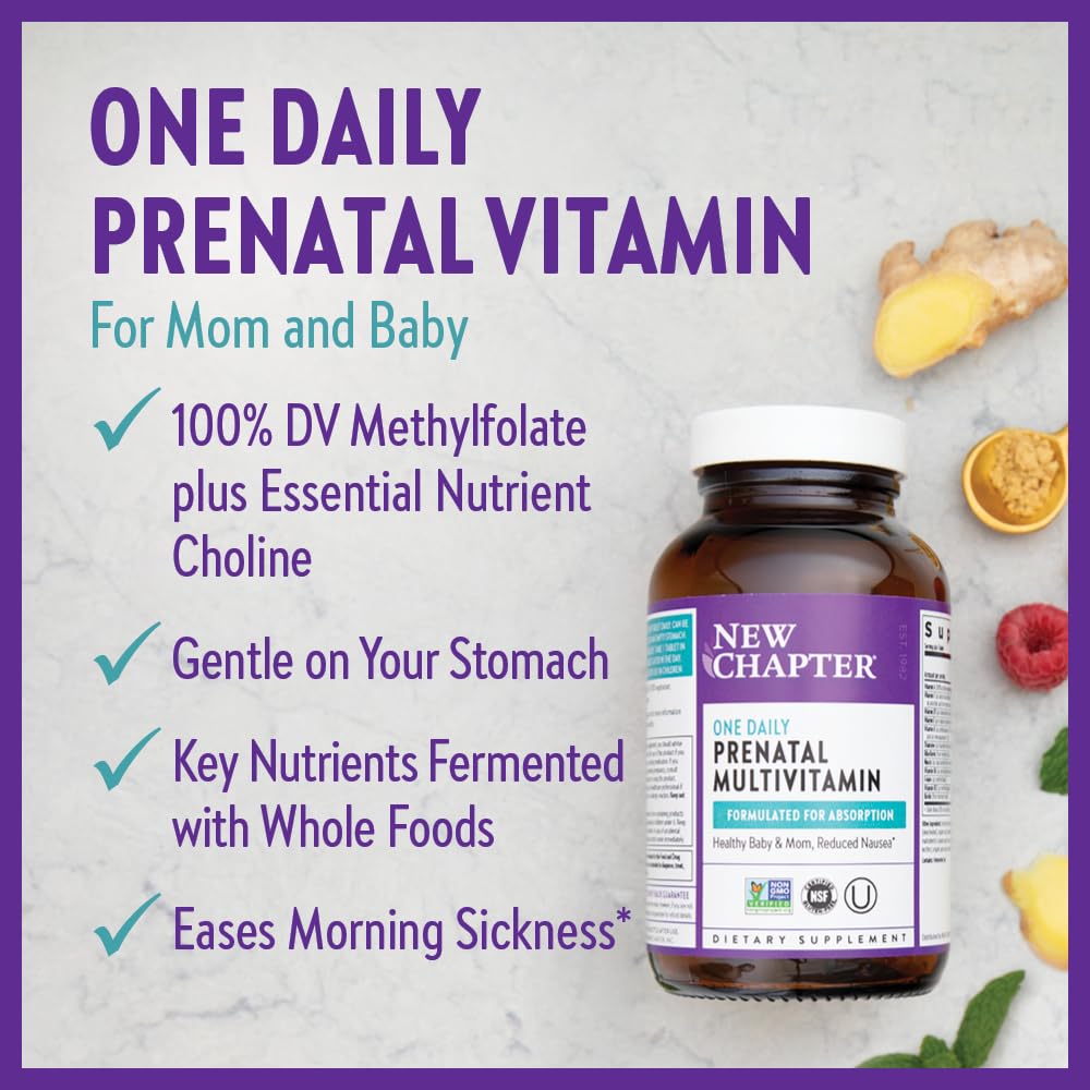 Mua New Chapter Prenatal Vitamins, One Daily Prenatal Multivitamin with ...