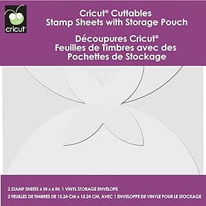 Amazon.com: Cricut Cuttables Stamp Refill 2 6-Inch-by-6-Inch Sheets