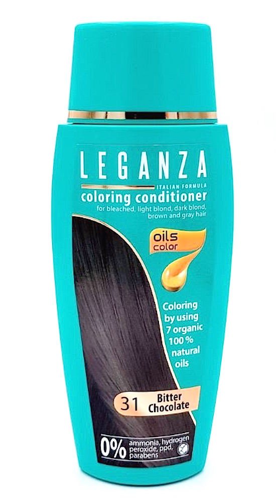 Amazon.com : Leganza Coloring Conditioner Color 31 Dark Chocolate with ...