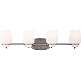 Murray Feiss VS19903-BS Delaney 3 Light Vanity Strip, Brushed Steel ...