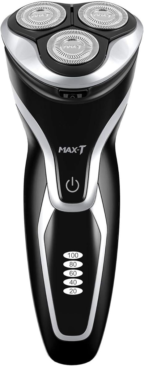 MAX-T Rasierer Herren Elektrisch Nass und Trocken, 3D ProSkin IPX7 ...