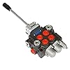 TINVHY 2 Spool Adjustable Hydraulic Directional Joystick Control Valve ...