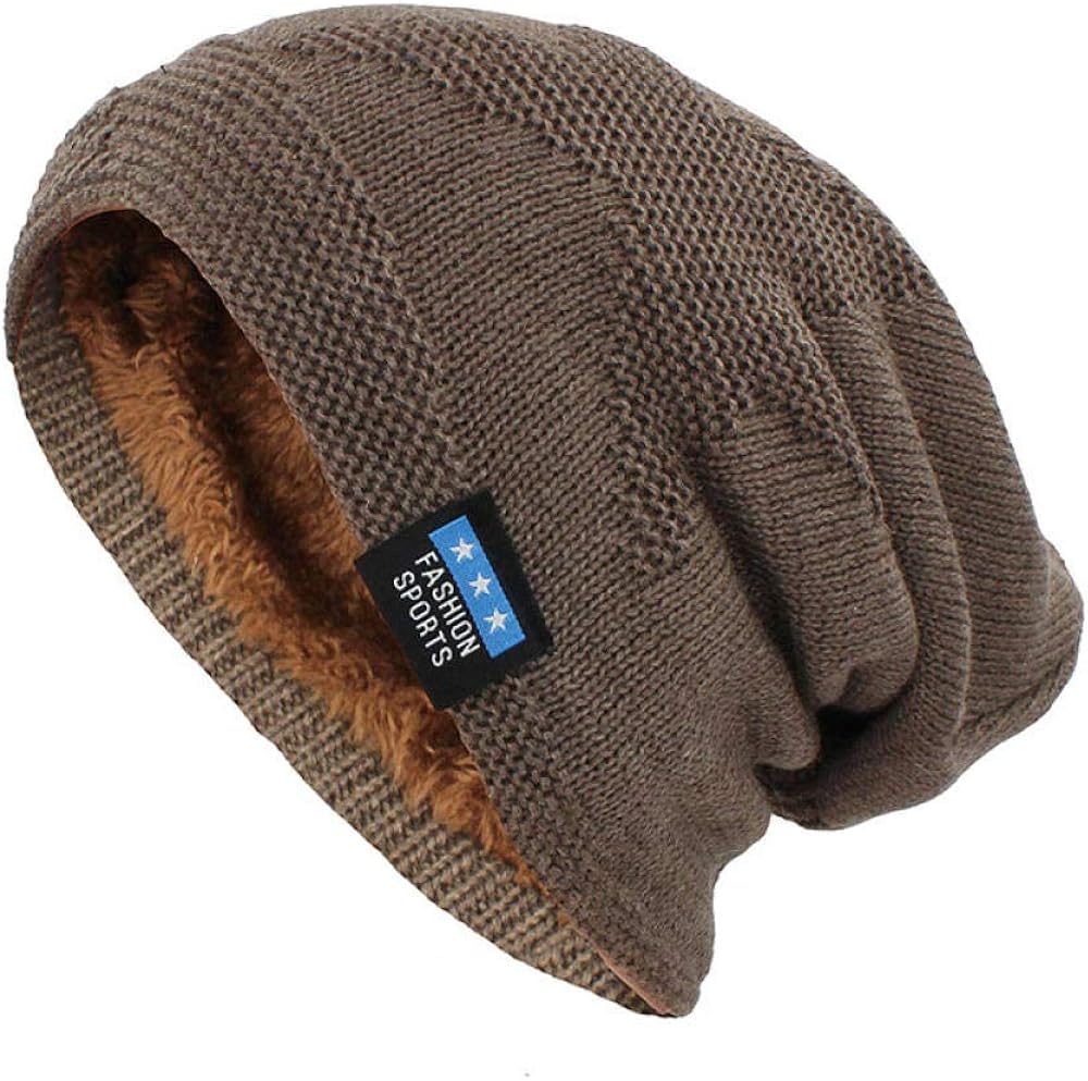 Bonnet Hiver Chaud Adultes Unisexe Extérieur Laine Tricoté Chapeaux ...