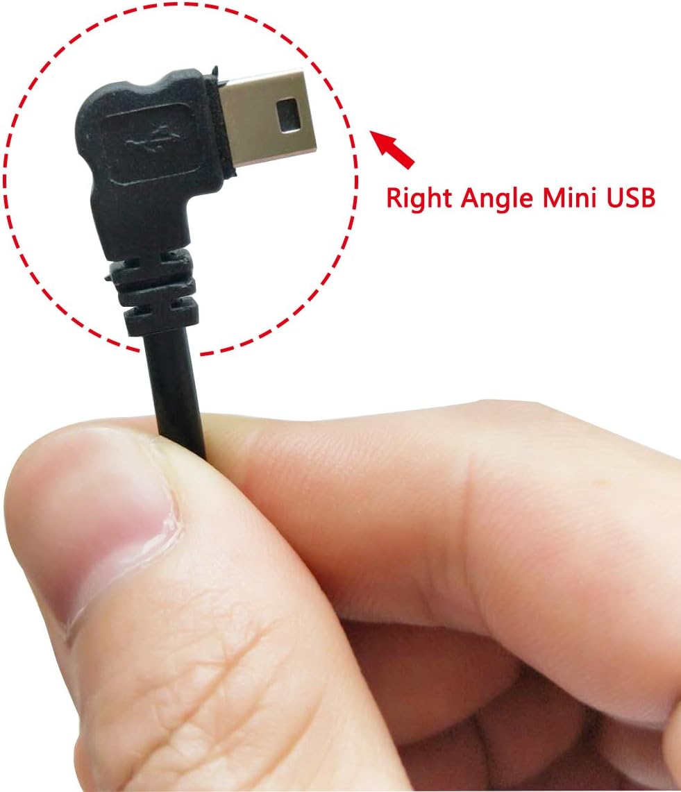 Dash Cam Hardwire Kit With Right Angle Mini Usb Pefect For Car DVR ...
