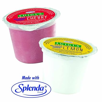 Amazon.com : Luigi Cherry Italian Ice Cup, 4 Ounce -- 48 per case ...