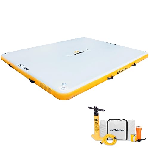 SOLSTICE 10-Person Classic Inflatable Dock, Floating Water Raft ...