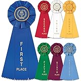 Amazon.com : Award Ribbons Rosette Place 1st 2nd 3rd 4th 5th Premium ...