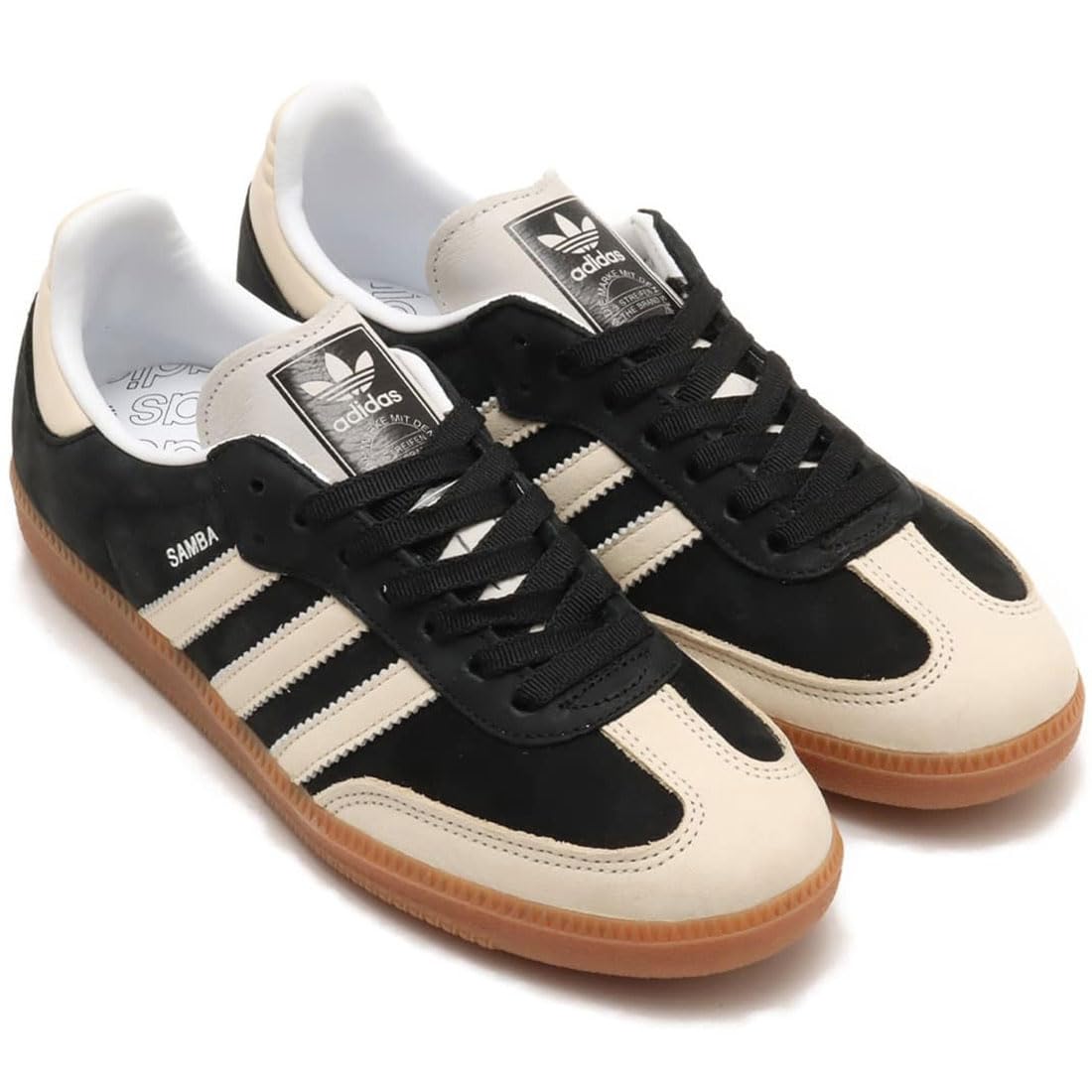 Mua Adidas IE5836 Shoes Sneakers, Samba OG SAMBA OG Core Black/Wonder White/Silver Metallic ...