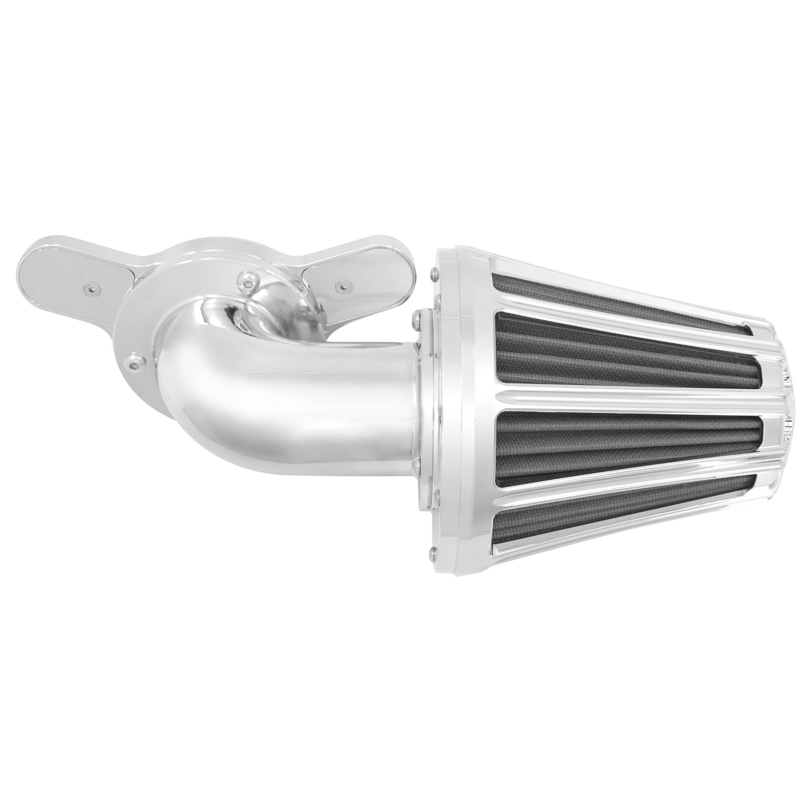 HCmotorku Air Cleaner Filter 90° Forward-Facing Intake Kit CNC Fit for ...