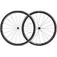 Amazon.com : ELITEWHEELS Carbon Wheels Edge 700c Rim Brake Ultralight ...