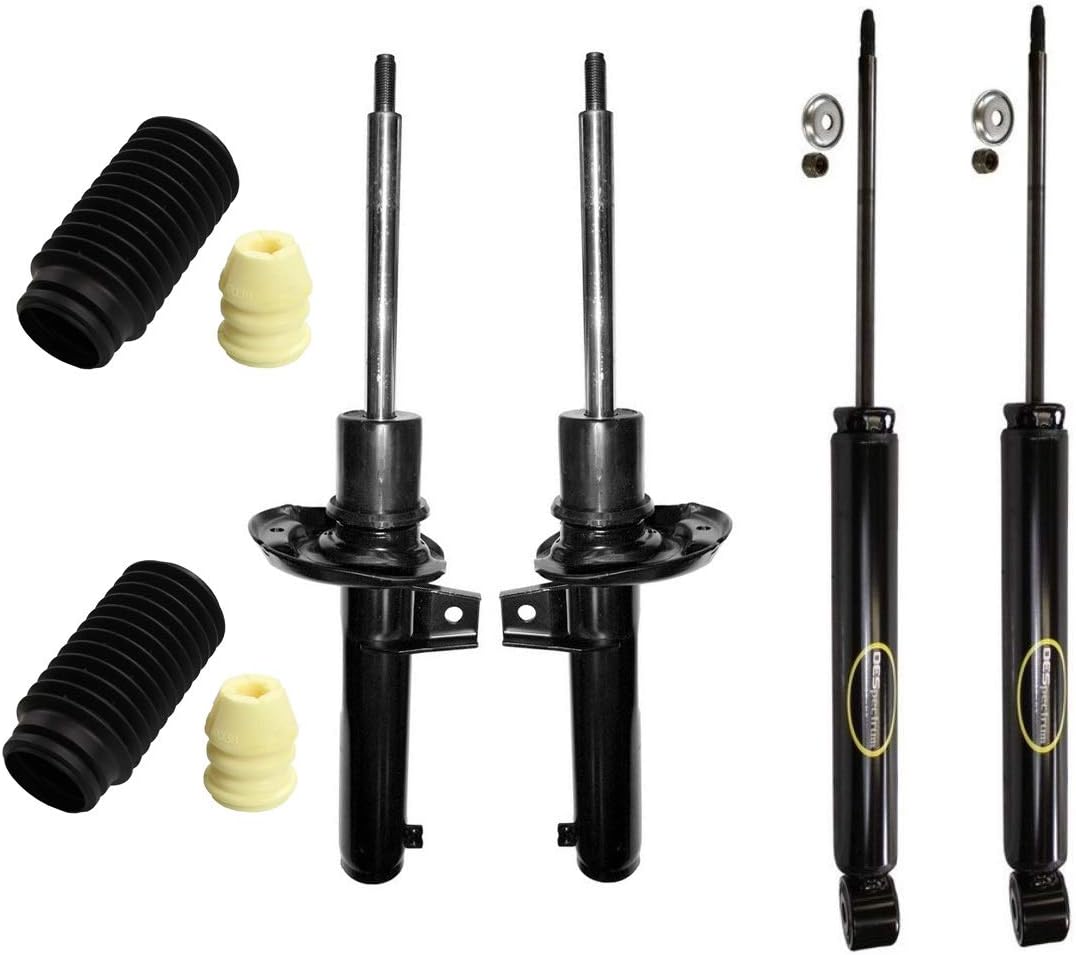 Amazon.com: Monroe Front Struts and Bellows & Rear Shock Absorbers Kit ...