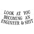 Amazon.com: Look at You Becoming an Engineer Banner, Congrats Grad/You ...