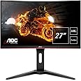 AOC C27G1 27" Curved Frameless Gaming Monitor FHD 1080p, 1800R VA panel ...