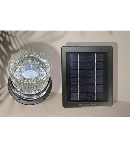Solar Powered Revolving Beacon Lights LED Solar Powered Revolving