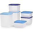 Amazon.com: Tupperware Stacking Square Storage Set - Dishwasher Safe ...