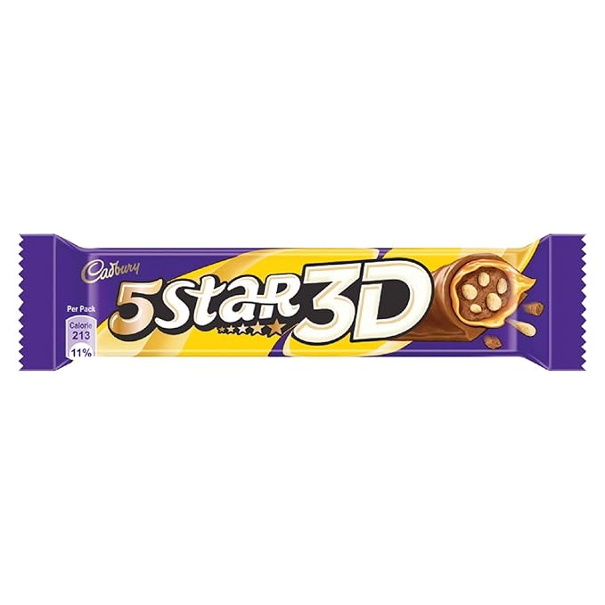 Cadbury 5 Star 3D Chocolate Bar, 42gm (Pack of 16): Amazon.in: Grocery ...