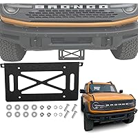 Amazon.com: EYOUHZ Front License Plate Frame Compatible with 2021 2022 ...